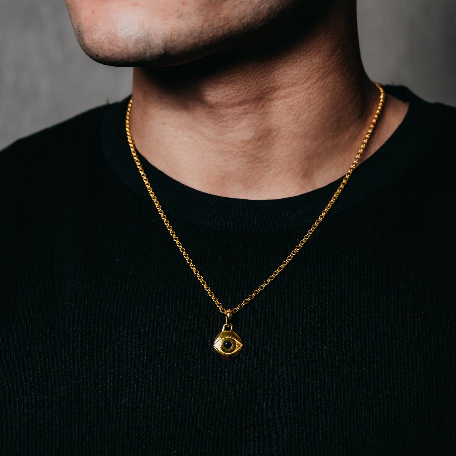 Evil Eye Pendant Gold